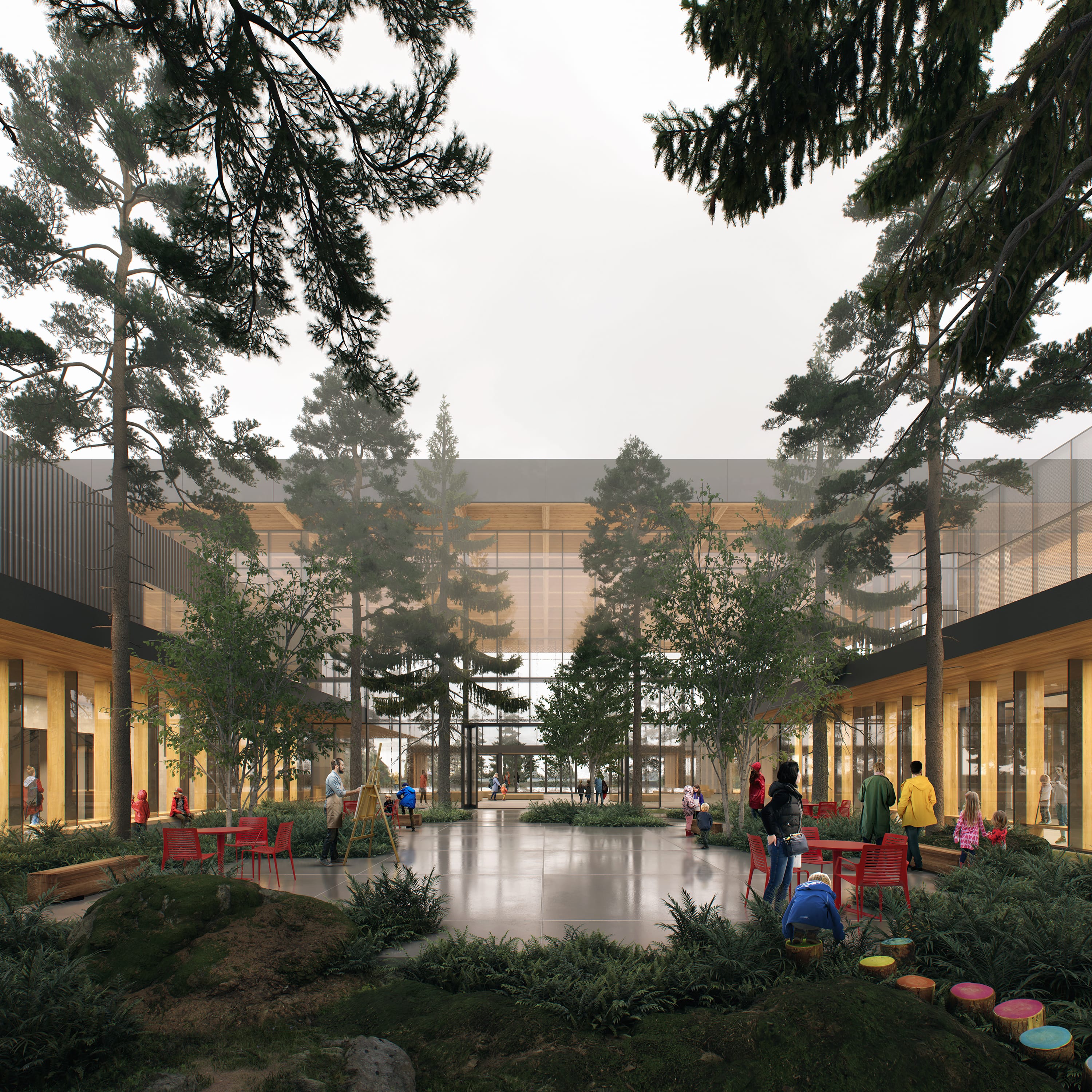 Harry Jerome Community Recreation Centre - Local Coast Salish Artwork ...